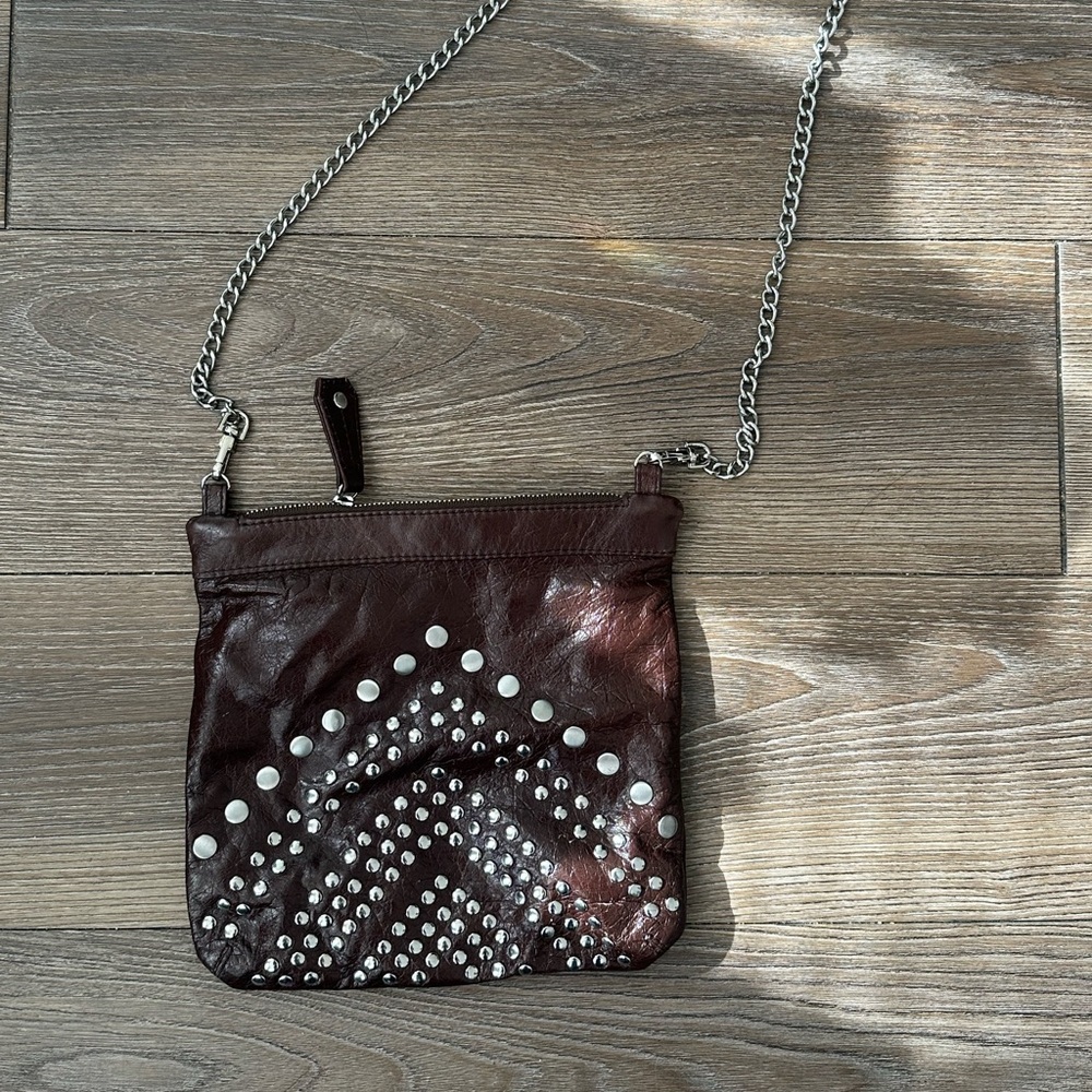 Junior Drake Brown Genuine Leather Crossbody Bag With… - Gem